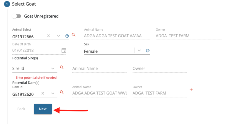 Requesting DNA - American Dairy Goat Association - ADGA